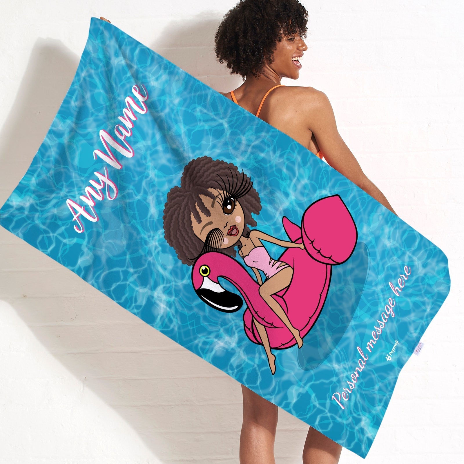 Official Personalized Character Beach Towels Popmoji